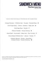 Menus – The Red Lion Cricklade